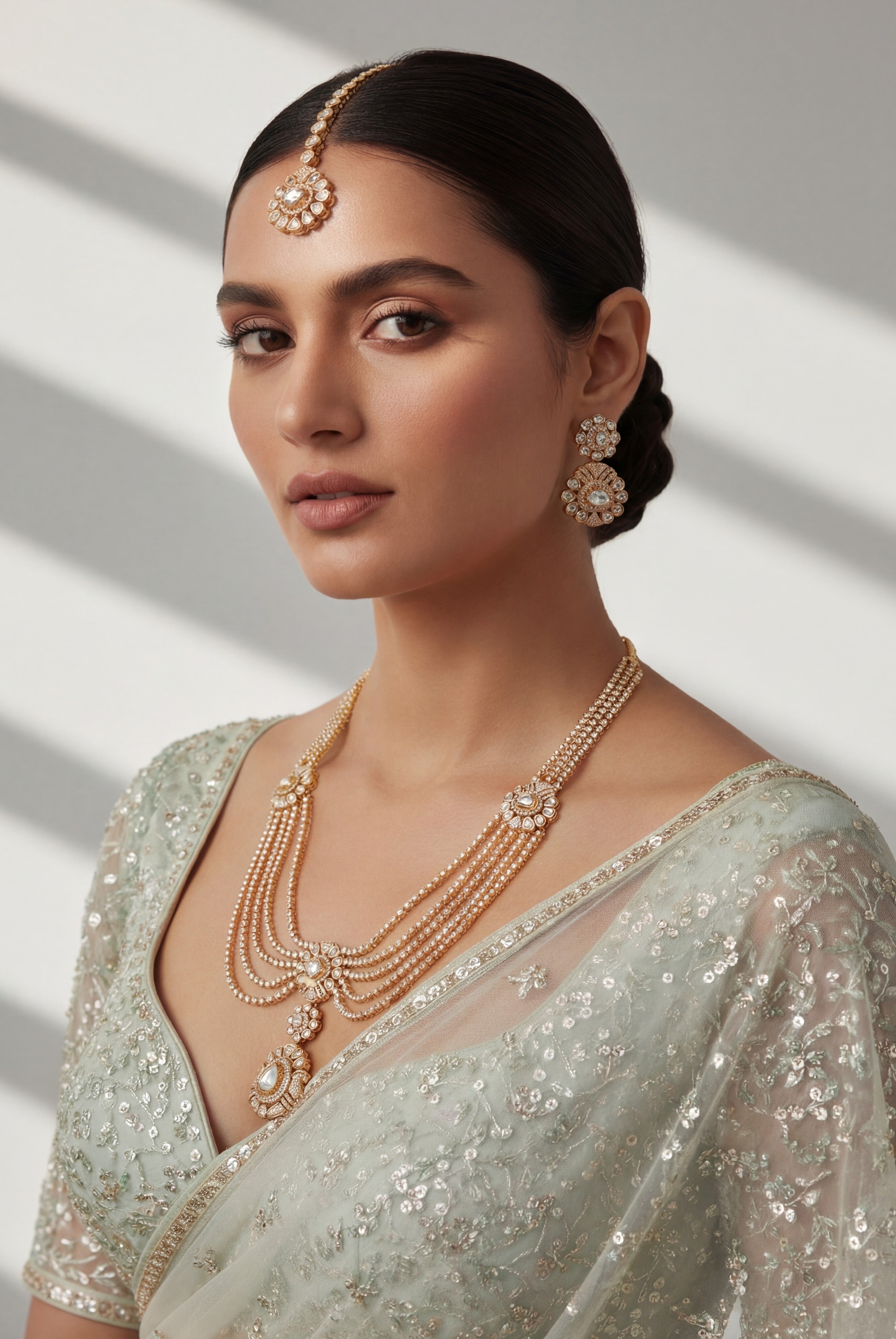 Lohita Moissanite Bridal Set – Zevar by Geeta